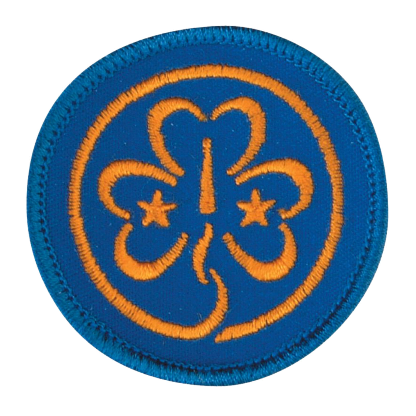 World embroidered badge – Cannock Division Girlguiding